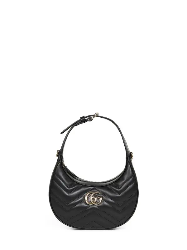 Gucci Black Gg Marmont Small Shoulder Bag - Multicolor