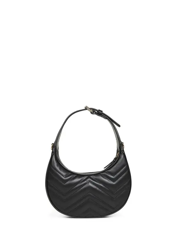 Gucci Black Gg Marmont Small Shoulder Bag - Multicolor
