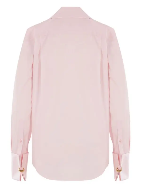 Loewe Draped Cotton Shirt - Multicolor