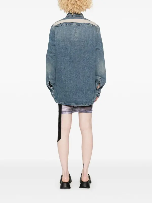 Rick Owens Denim Overshirt