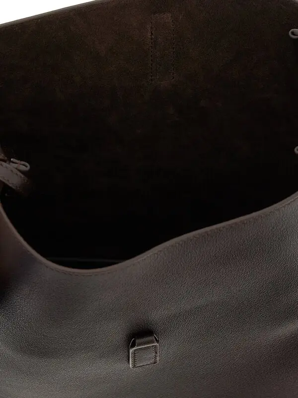 Saint Laurent Micro 'le 5 À 7' Shoulder Bag - Brown