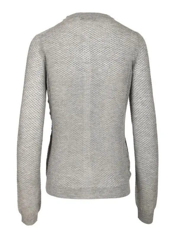 Miu Miu Cashmere Cardigan With Embroidered Logo