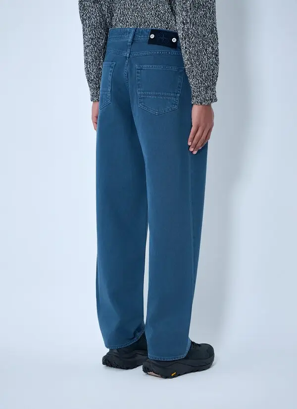 Stone Island Wide-leg Denim Trousers