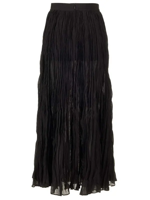 TOTEME Pleated Skirt - Black