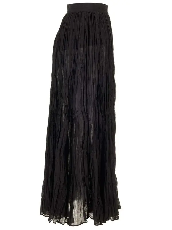 TOTEME Pleated Skirt - Black