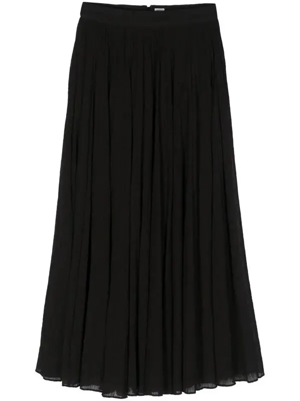 TOTEME Pleated Skirt - Black