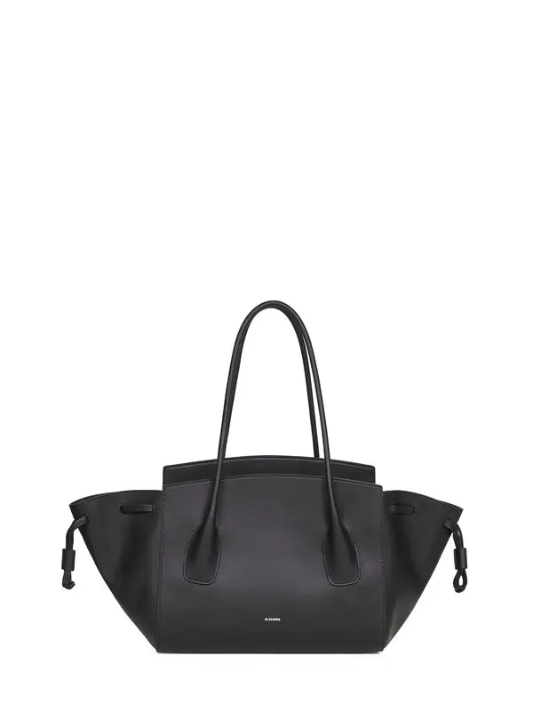 JIL SANDER Black Voyage Small Handbag - Multicolor