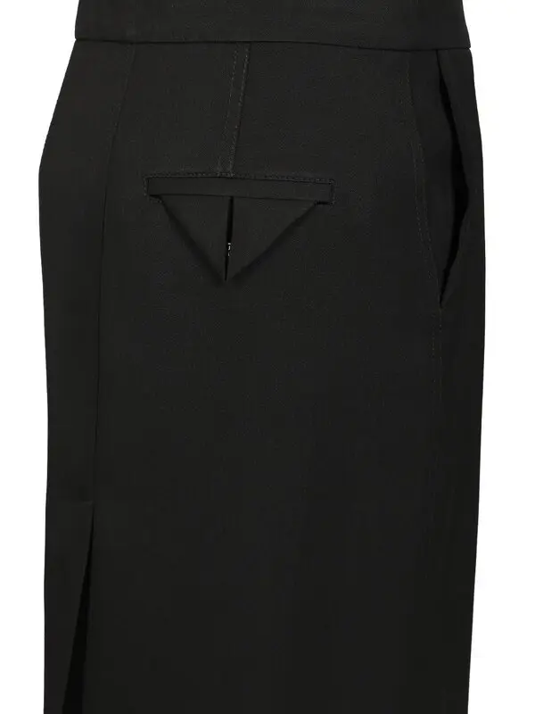 Bottega Veneta Wool Midi Skirt