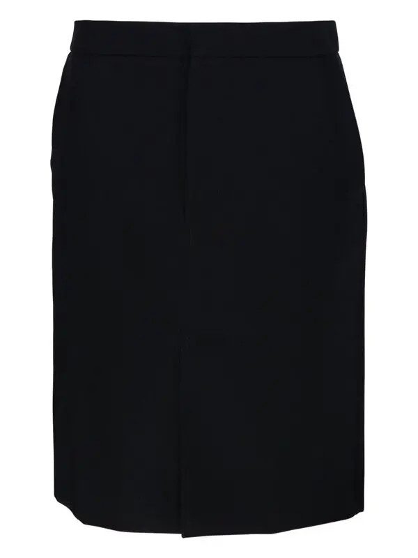 Bottega Veneta Wool Midi Skirt