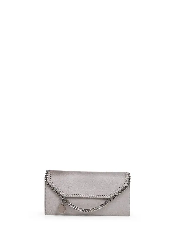 Stella McCartney Light Grey Falabella Wallet-on-chain Crossbody - Multicolor