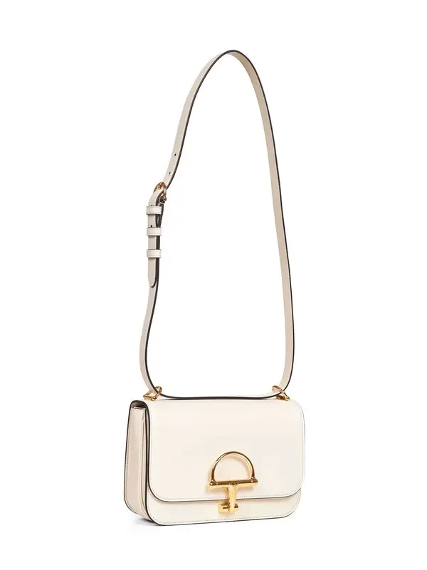 Gucci Ivory Siena Small Shoulder Bag With Horsebit Clasp