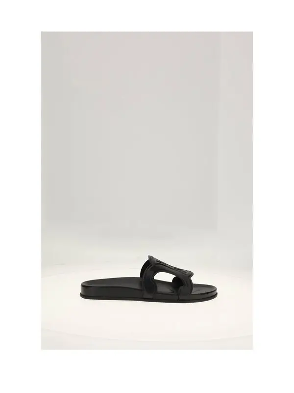 Celine Triomphe Slide 10 - Black