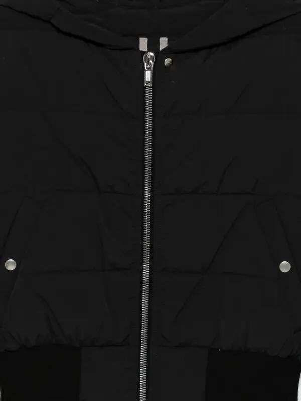 Rick Owens Short Down Jacket With Hood - Multicolor
