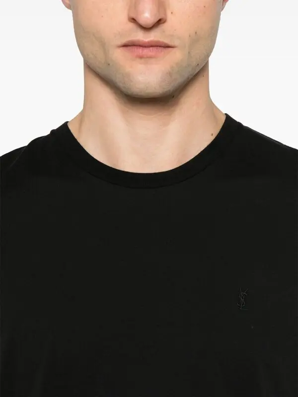 Saint Laurent Logo Cotton T-shirt