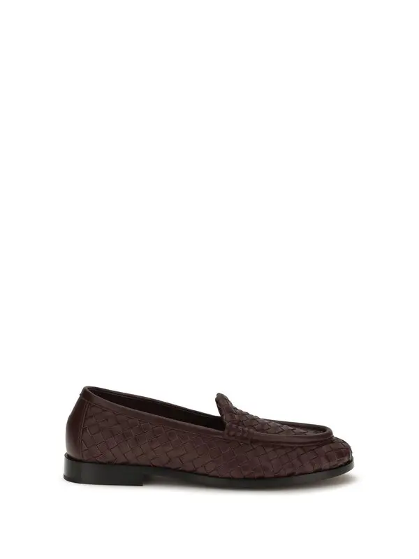 Bottega Veneta Silenzio Loafers - Brown