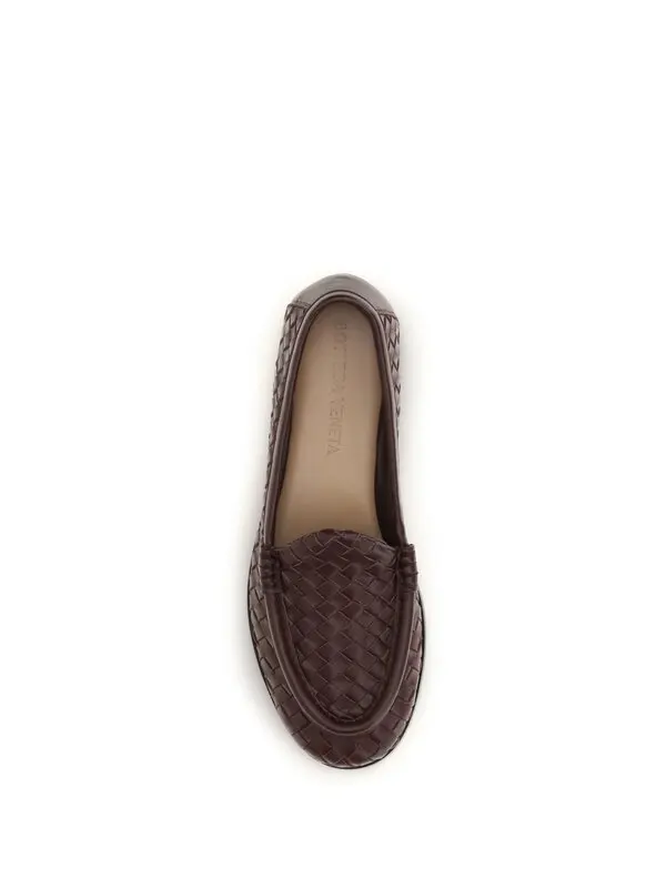 Bottega Veneta Silenzio Loafers - Brown