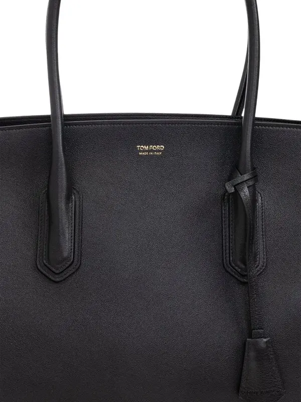 TOM FORD Large Leather Shopping Bag With Dual Top Handles - Multicolor