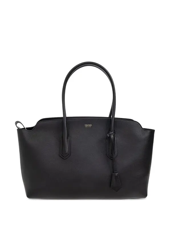 TOM FORD Large Leather Shopping Bag With Dual Top Handles - Multicolor