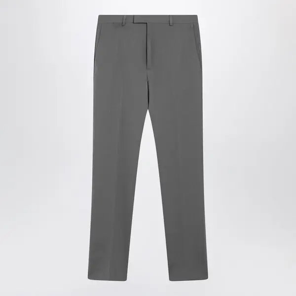 Gucci Wool Satin Trousers - Black