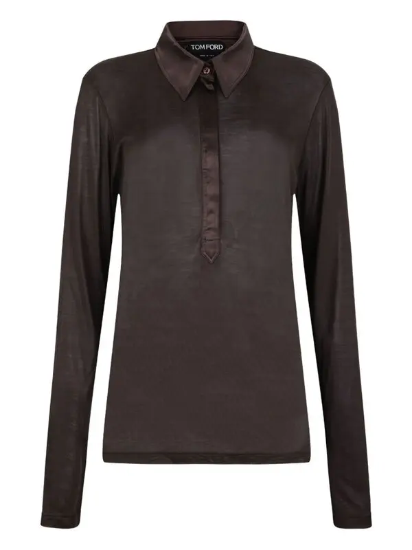 TOM FORD Silk Polo Shirt - Multicolor