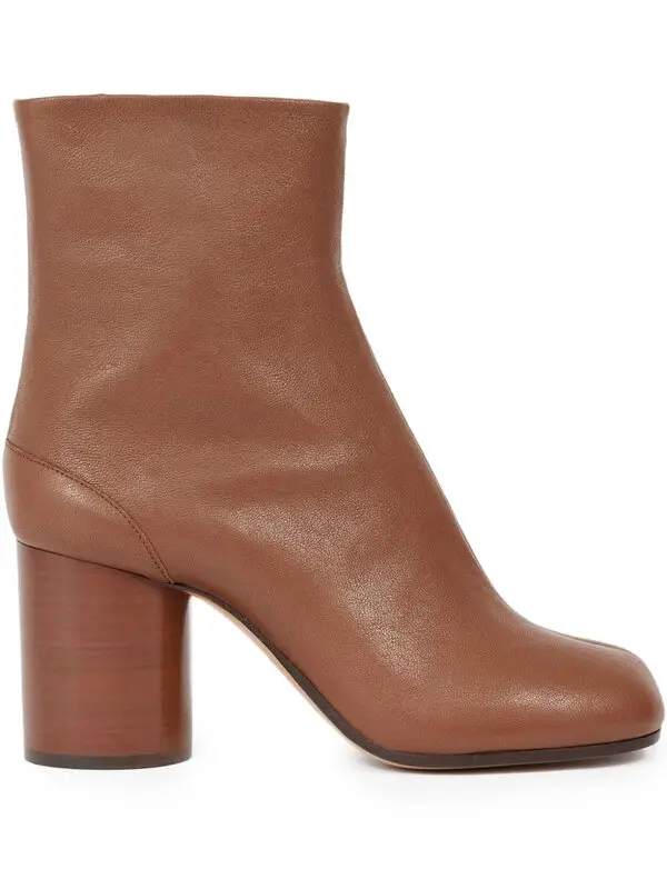 MAISON MARGIELA Tabi Leather Ankle Boots - Multicolor