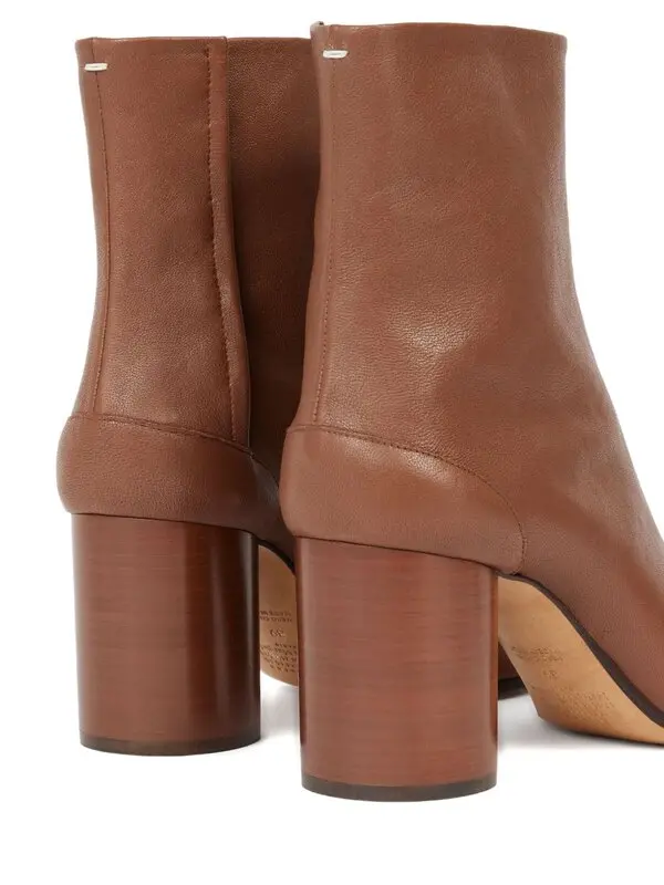 MAISON MARGIELA Tabi Leather Ankle Boots - Multicolor
