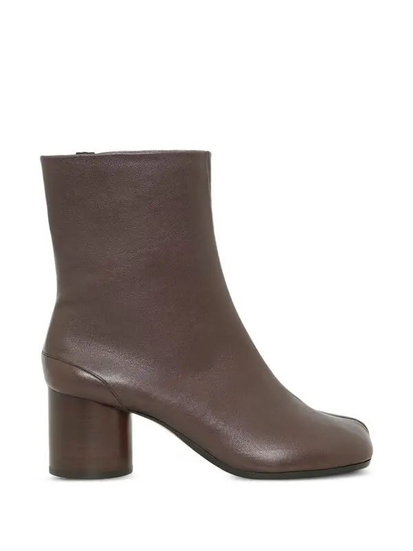 MAISON MARGIELA Tabi Leather Ankle Boots - Multicolor