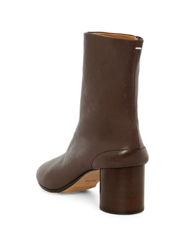 MAISON MARGIELA Tabi Leather Ankle Boots - Multicolor