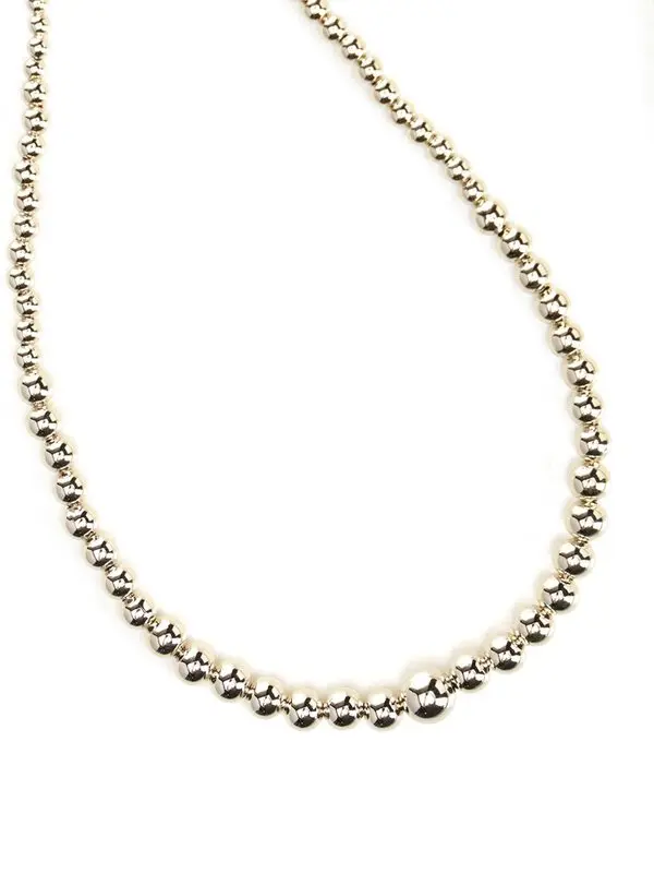 Alaïa Drop Earrings With Metal Beads