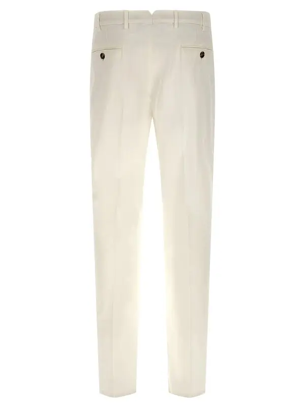 Brunello Cucinelli American Pima Cotton Garment-dyed Gabardine Trousers