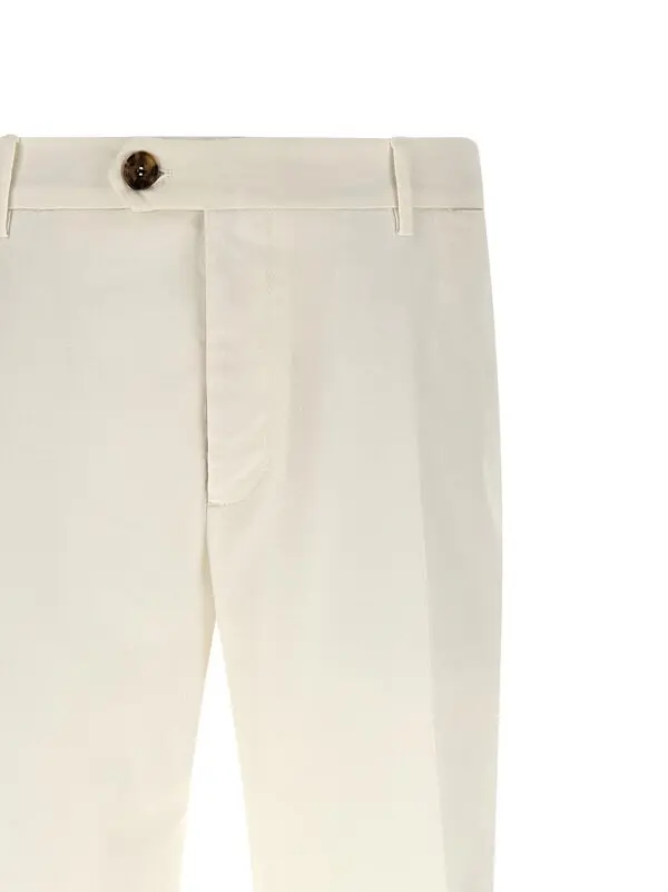 Brunello Cucinelli American Pima Cotton Garment-dyed Gabardine Trousers