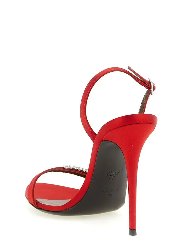 GIUSEPPE ZANOTTI Lena Crystal Embellished Stiletto Sandals