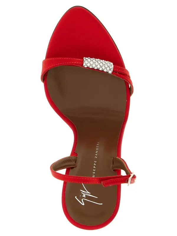 GIUSEPPE ZANOTTI Lena Crystal Embellished Stiletto Sandals