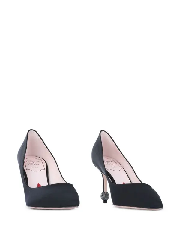ROGER VIVIER Marlene Embellished Heel Pumps