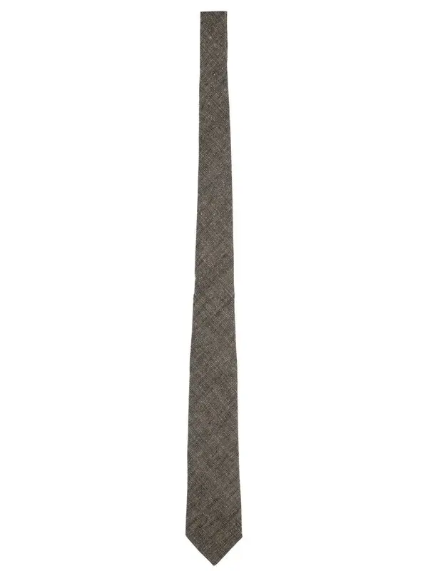 Our Legacy Textured Linen Blend Tie