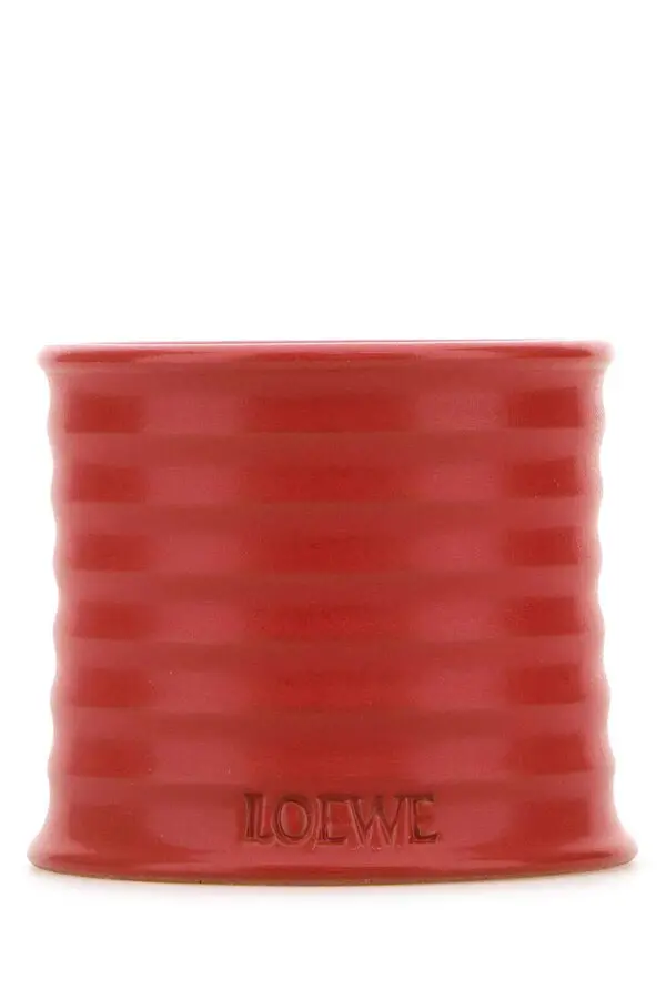 Loewe Small Tomato Leaves Scented Candle - Red