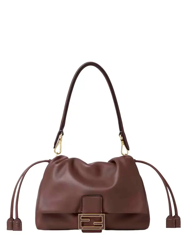 Fendi Dark Brown Medium Baguette Mamma Bag - Multicolor