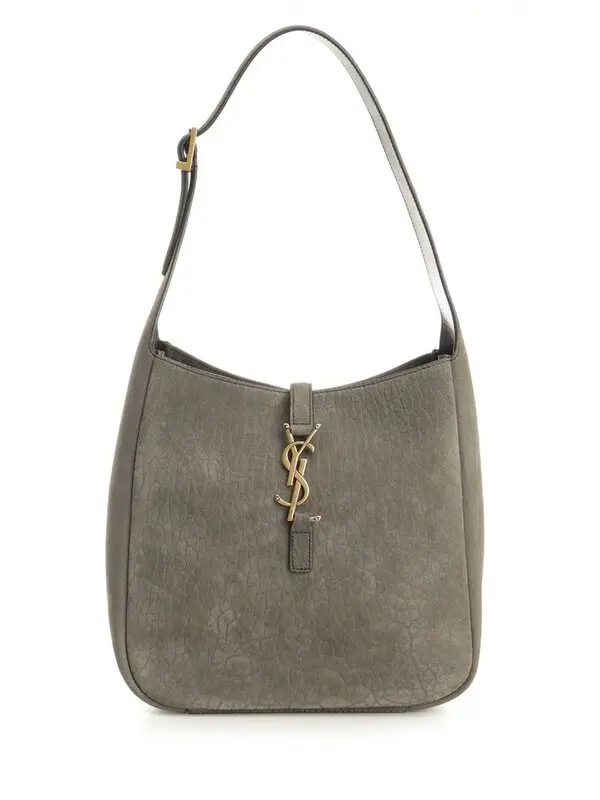Saint Laurent Small "le 5 À 7" Shoulder Bag - Gray
