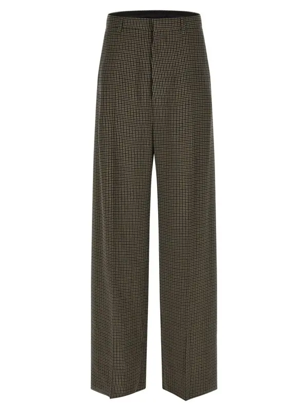 Balenciaga Large Tailored Plaid Pants