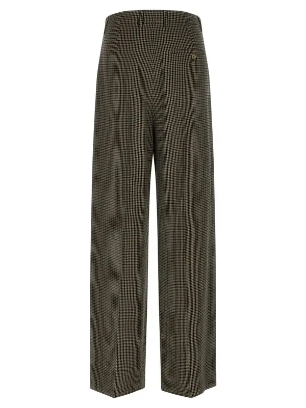 Balenciaga Large Tailored Plaid Pants