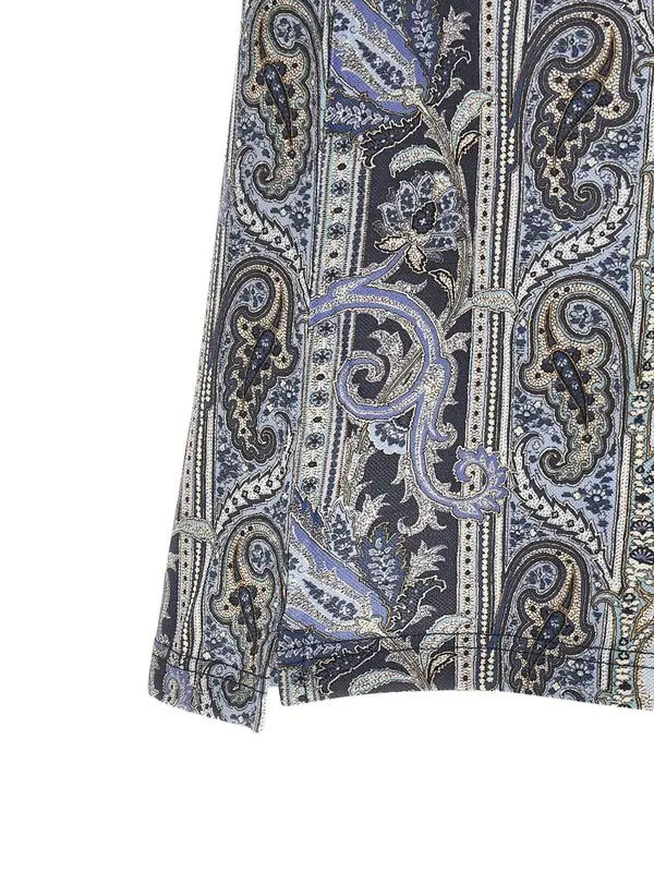 Etro Arnica Paisley' Polo Shirt - Blue
