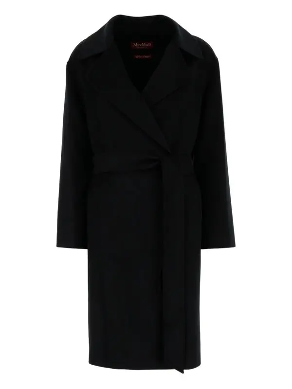 Max Mara Wool Long Coat - Multicolor