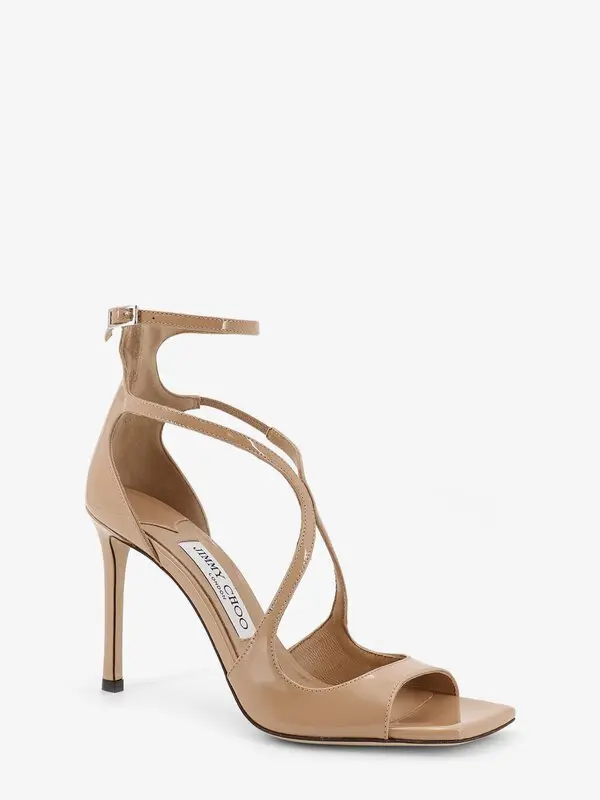 JIMMY CHOO Azia 95 Leather Sandals - Multicolor