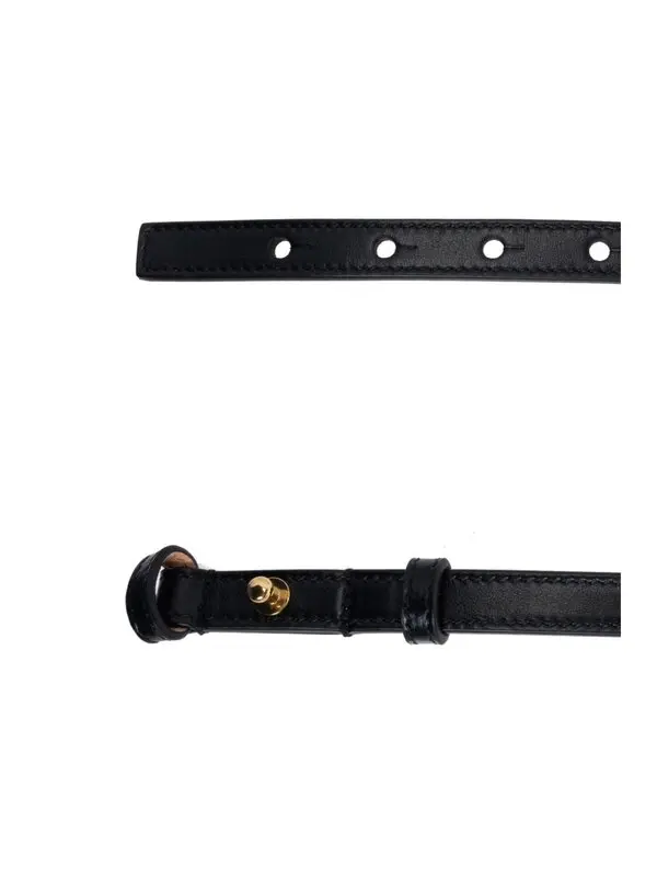 Chloé Iconic Logo Buckle Leather Belt - Multicolor