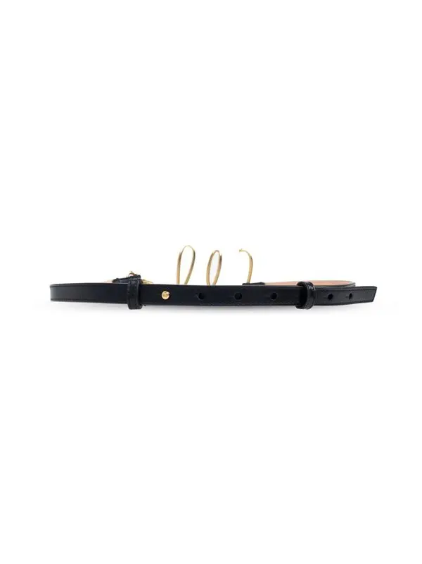 Chloé Iconic Logo Buckle Leather Belt - Multicolor