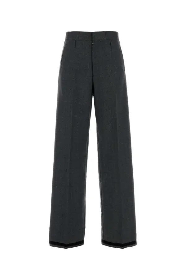 MAISON MARGIELA Wool Blend Pants - Gray