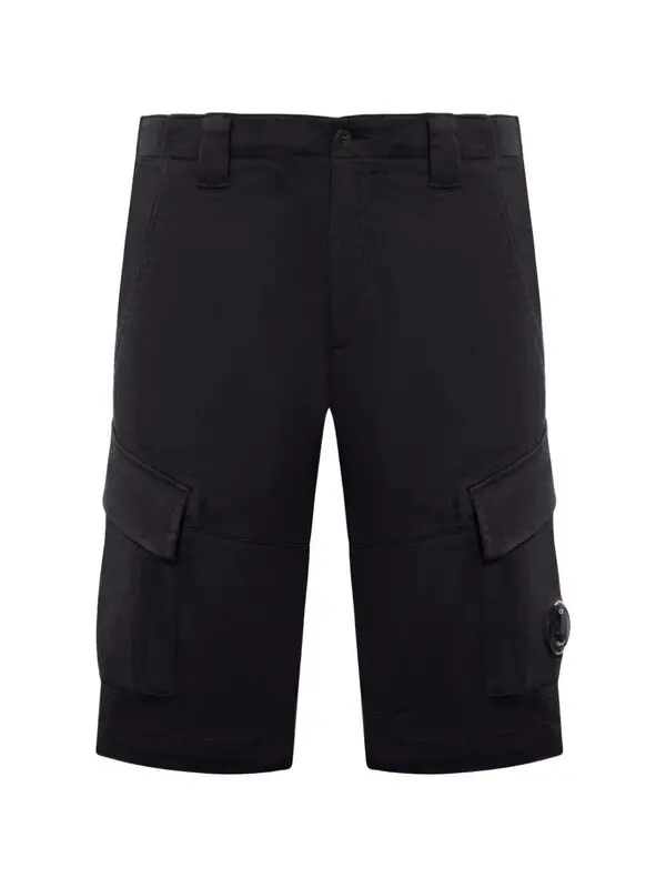 C.P. COMPANY Stretch Cotton Gabardine Cargo Shorts