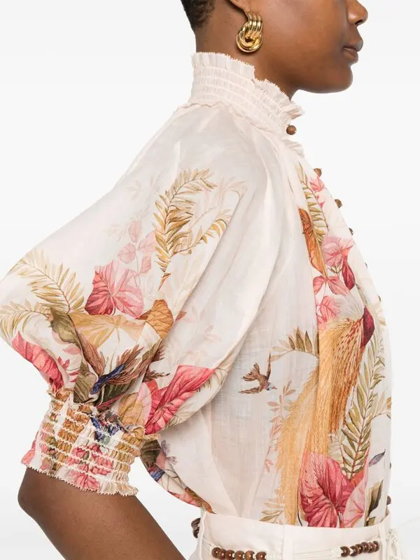 Zimmermann Ascension Printed Blouse