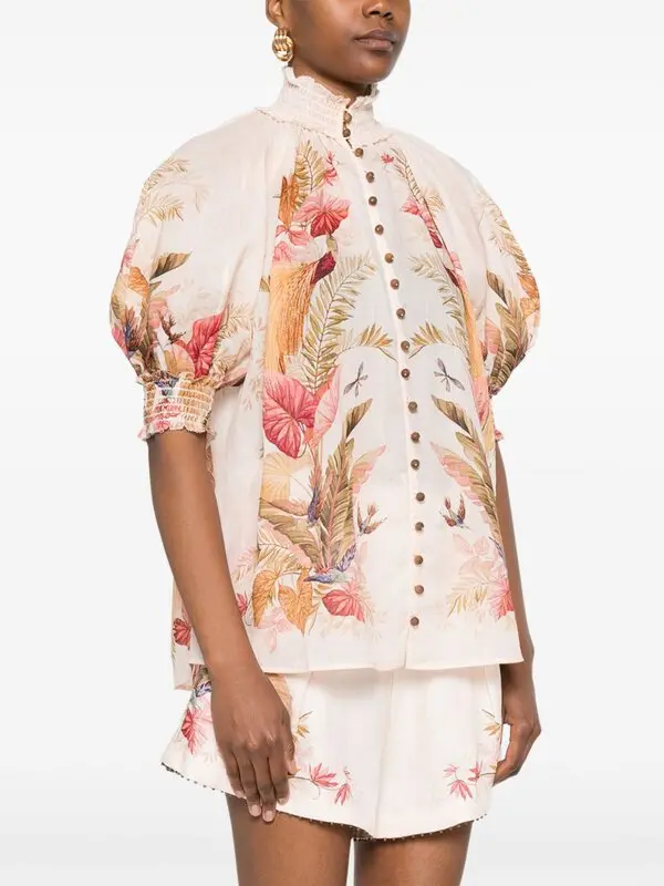 Zimmermann Ascension Printed Blouse