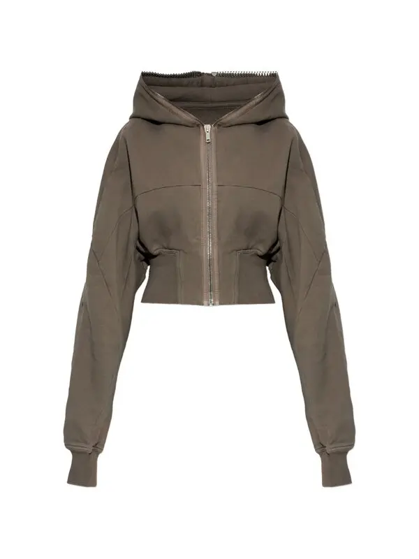 Rick Owens Collage Cotton Hoodie - Multicolor
